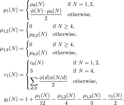 Dimension Formulas — Modular Forms, A Computational Approach v0.1 documentation
